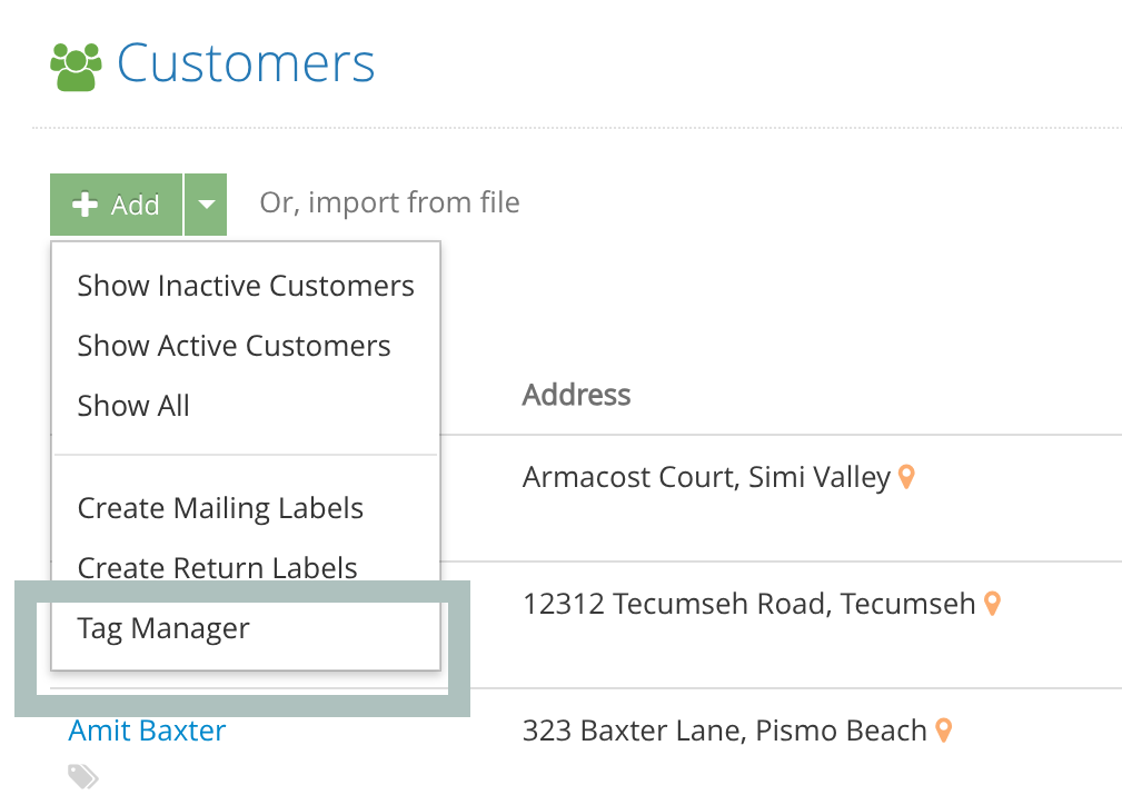 Customer Tag Manager – Yardbook Tutorials